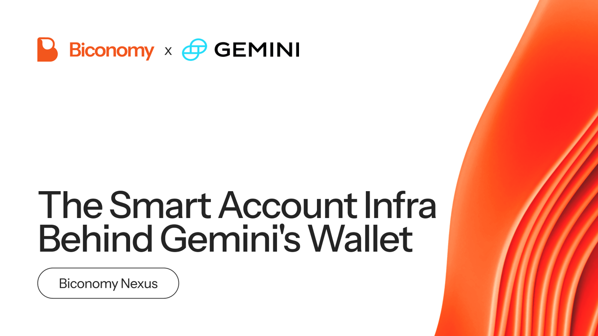 Gemini Builds on the Biconomy Nexus Stack to Power Its Self-Custodial ...