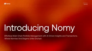 NOMY: Biconomy's AI Agent for Intuitive Cross-Chain Crypto Management
